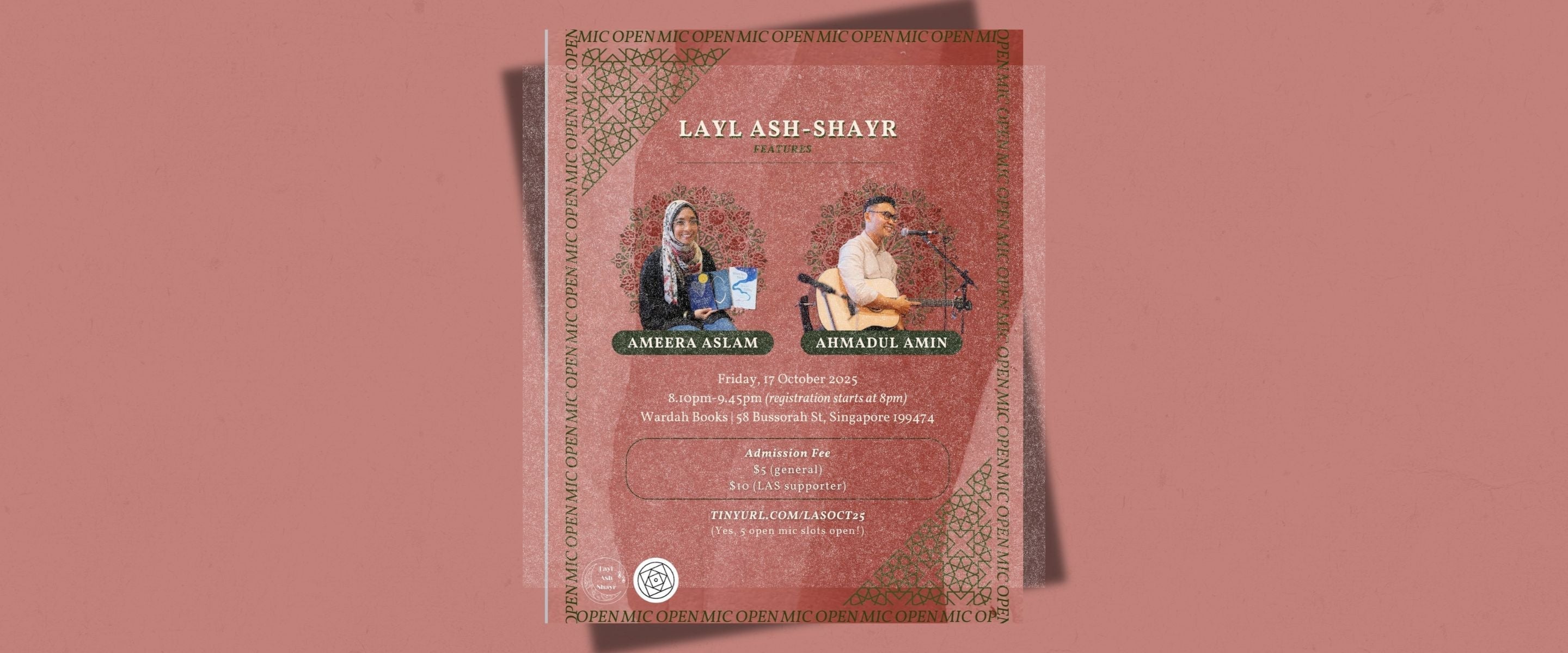 Layl Ash-Shayr Open Mic 8 (2025) — Wardah Books
