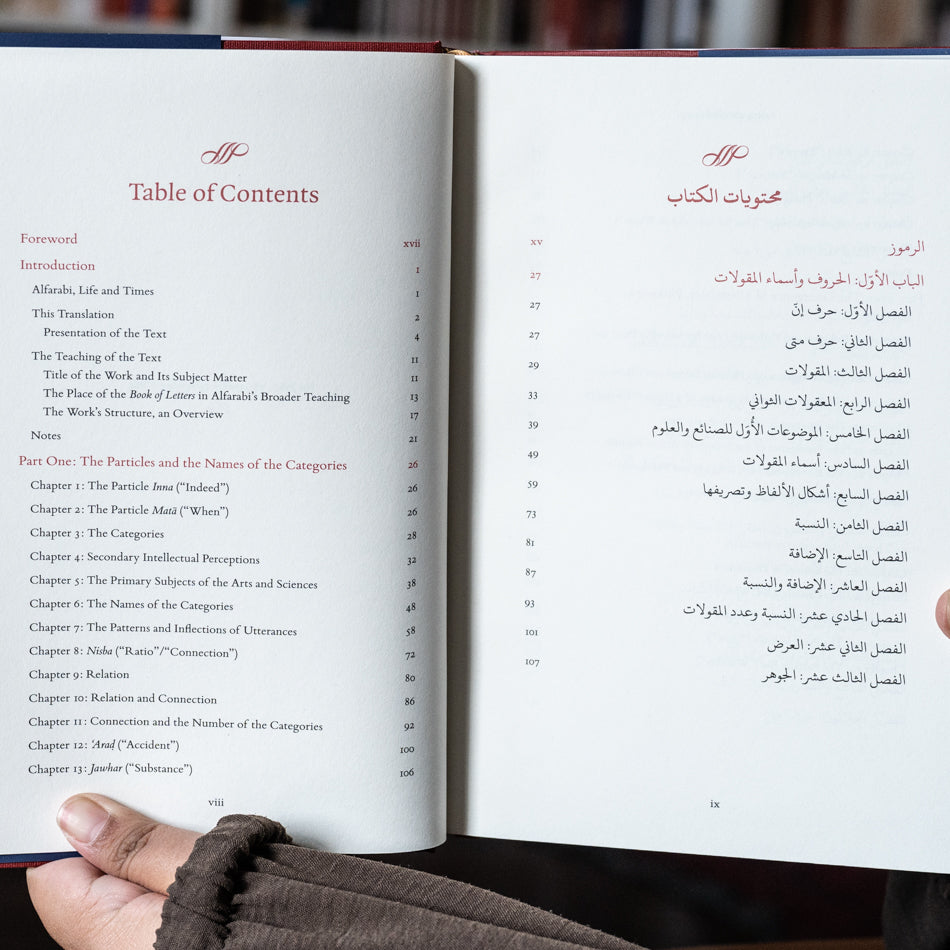 Alfarabi, Book of Letters (Kitab Al-Huruf) — Wardah Books