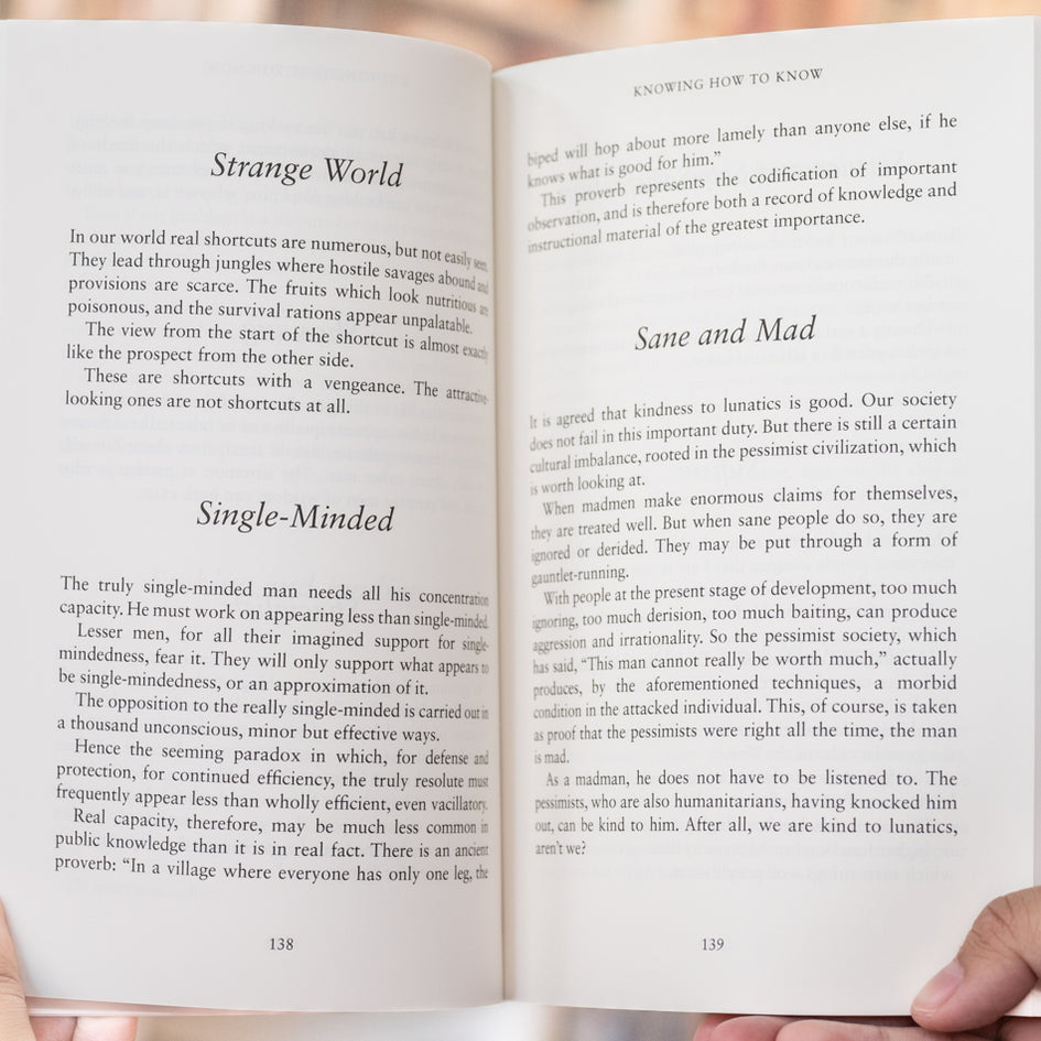 Knowing How to Know — Wardah Books