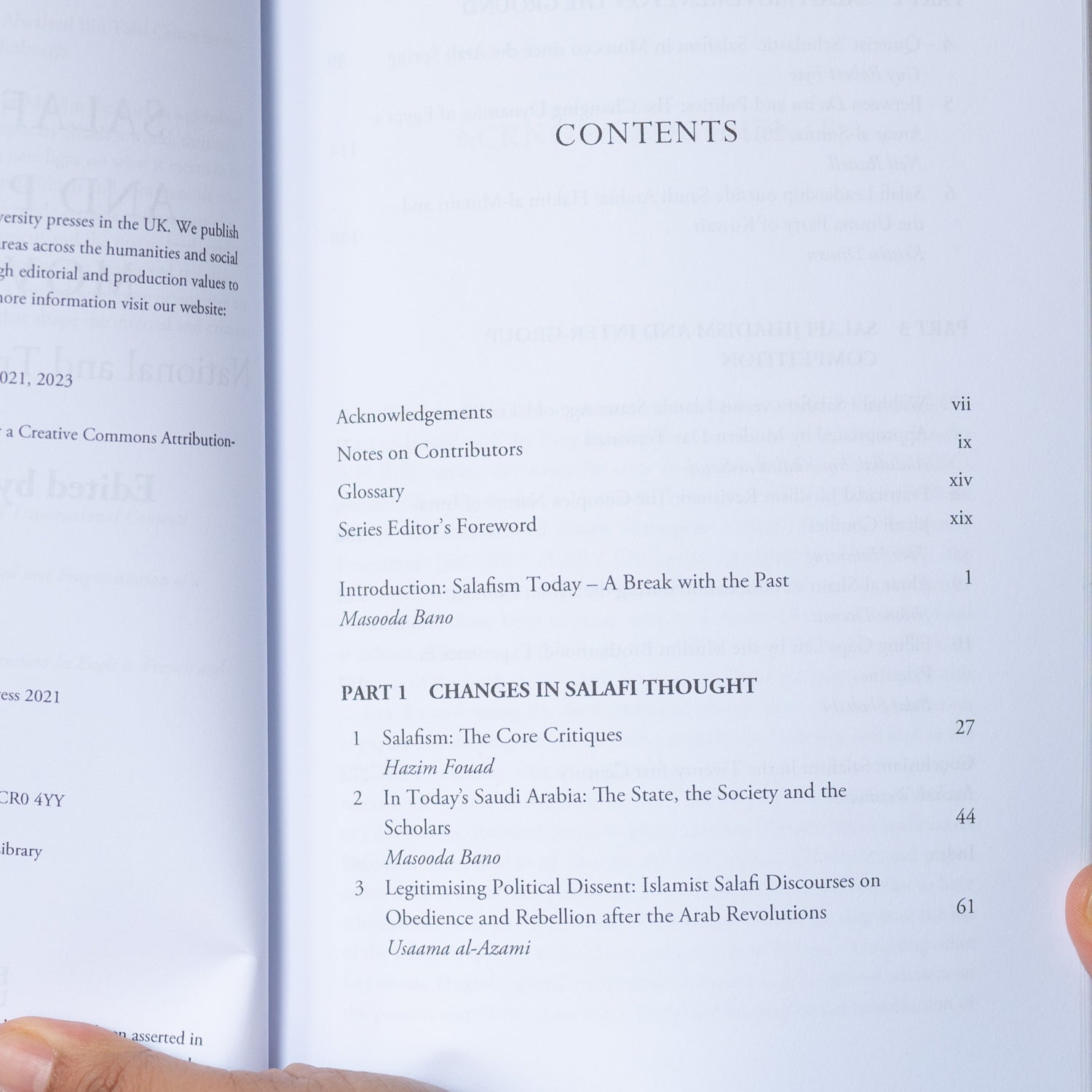 Salafi Social and Political Movements — Wardah Books