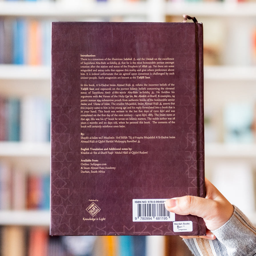 The Excellence of Sayyiduna Abu Bakr as Siddiq — Wardah Books