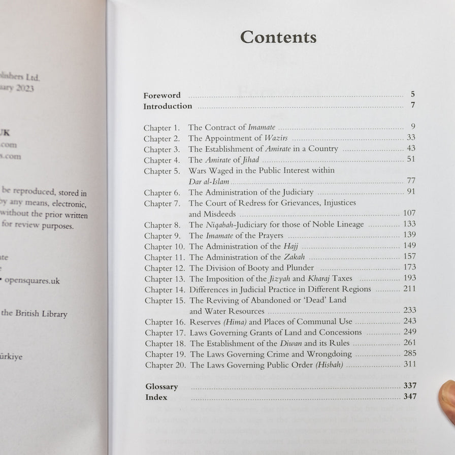 Al-Ahkam As-Sultaniyyah: The Laws of Islamic Governance — Wardah Books