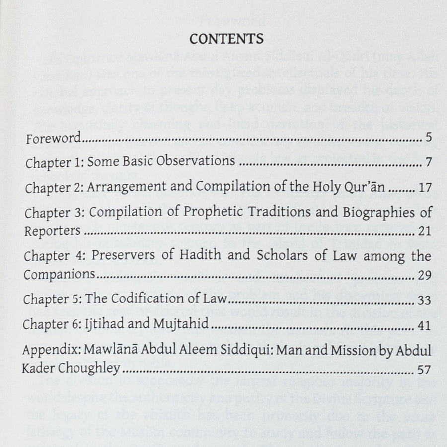 The Codification of Islamic Law — Wardah Books