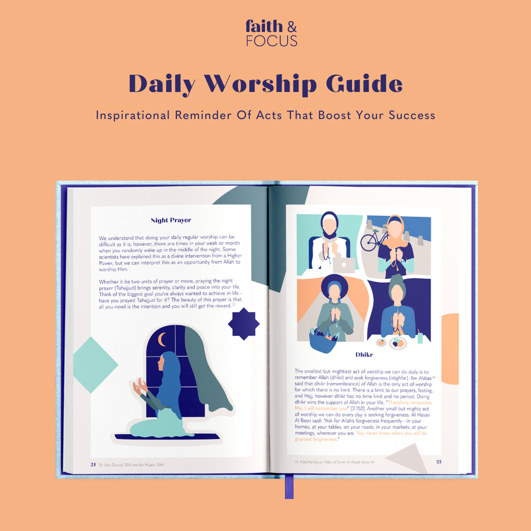 Faith & Focus Daily Planner — Wardah Books