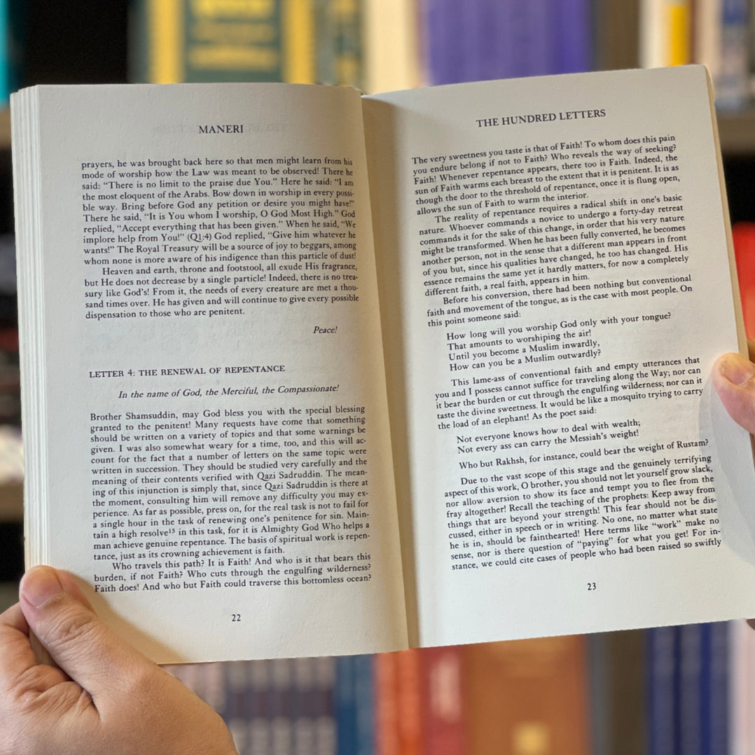 Sharafuddin Maneri: The Hundred Letters — Wardah Books