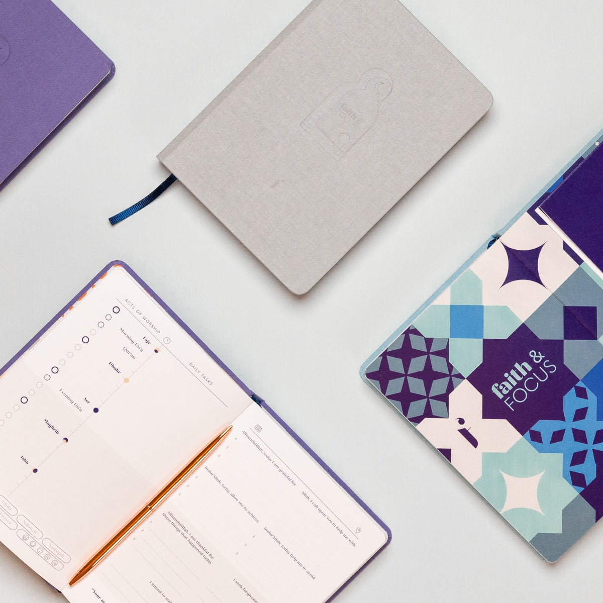Faith & Focus Daily Planner — Wardah Books